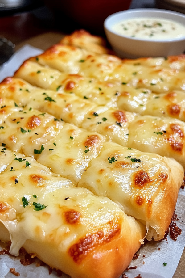 Cheesy Garlic Breadsticks